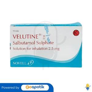 Jual VELUTINE CAIRAN INHALASI 2.5 ML BOX 10 VIAL - Kota Surabaya ...