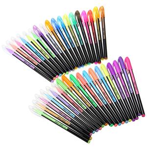 Jual NB 36 Colors Gel Pen Set Adult Coloring Book Ink Pens Drawing ...