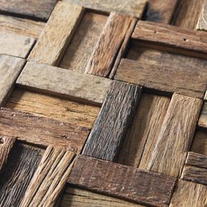Jual Ancient Ship Wood Mosaic, Floor Tiles, Wall Tiles, Rustic - Kota ...