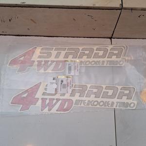 Jual Sticker Bak 4wd Strada Intercooler Original Mitsubishi Strada L200 ...