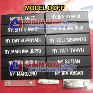 Jual Nama Dada Atau Name Tag Atau Papan Nama Nyonya - Jakarta Barat ...