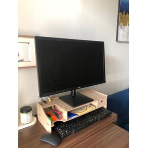 Jual Rak Stand Desk Shelf Alas Monitor Stand Riser Medium Meja ...