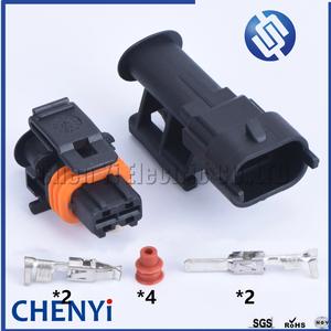 Jual 1 Set 2 Pin 1928404072 1928403137 Male Female Common Rail - Kota ...