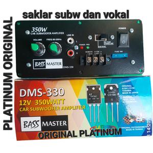 Jual Subwoofer Mobil Tenaga Mobil Monoblock Dms 350W 350 Dms 330 ...