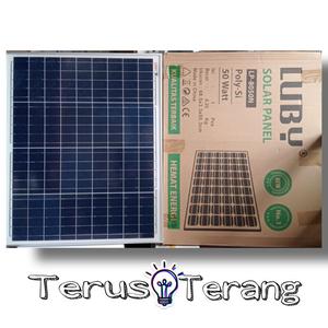 Jual Solar Panel Papan Solar Panel Surya Solar Cell 50W Luby - Kota ...