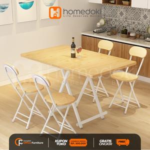 Jual Meja Lipat Portable/ Meja Makan portable/ Meja Lipat Besi/ Meja ...