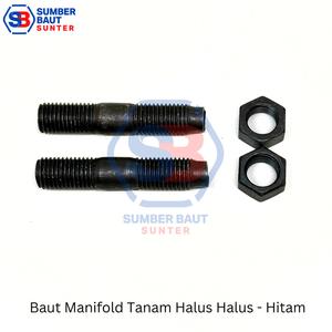 Jual M10 x 1.25 x 1.25 x 50 Baut Tanam Manifold + Mur Drat Halus Halus ...
