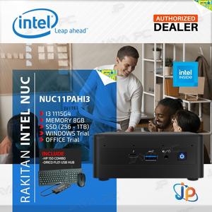 Jual Paket Intel Nuc Mini PC NUC11PAHI3 i3 1115G4/ SSD/ RAM 8GB - SSD ...