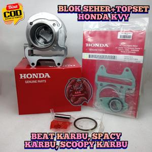 Jual BLOK SEHER SET + TOPSET KUALITAS ASLI PISTON SET KVY UNTUK TIPE ...