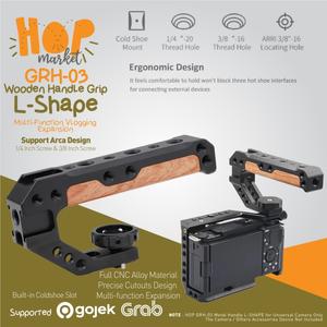 Promo HOP GRH-03 Top Handle Metal for Cage Rig Camera Universal / DSLR ...