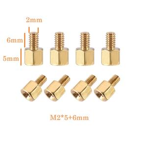 Jual Spacer standoff Stand off pcb metal 2mm M2 M2*5+6 M2*8+6 M2*10+6 ...