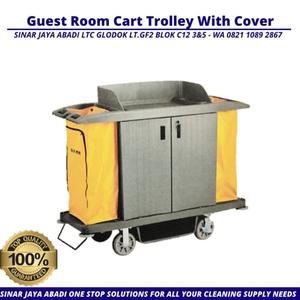 Jual Guest Room Boy Trolley Service Cart Housekeeping Troli Kebersihan ...