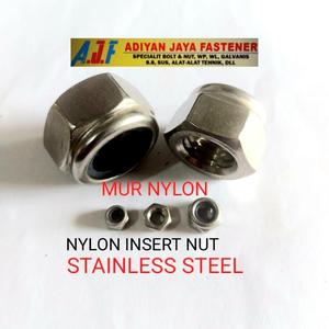 Jual MUR NYLON (NYLON INSERT NUT) SS 304 M.8 P.1,25 - Jakarta Utara ...