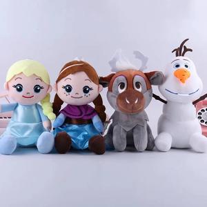 Jual Disney Frozen 2 Stuffed Animals Elsa Anna Snowman Deer Cartoon St ...