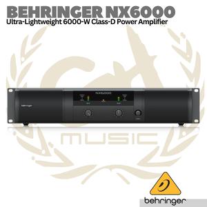 Promo Behringer NX6000 Ultra-Lightweight 6000-Watt Class-D Power ...