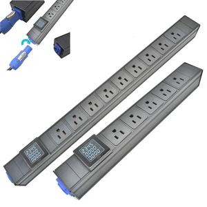 Jual Pdu Power Strip Network Cabinet Rack Schuko 110Ac Us Socket Doub ...