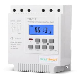 Jual Sinotimer 3 Pcs Three Phases 380V 415V 7 Days Programmable Timer ...
