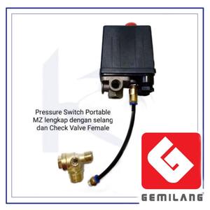 Jual Check Valve Female Plus Pressure Switch Otomatis Kompresor ...
