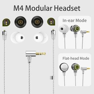 Jual 2023 New modular earbuds smabat-M4 wired HiFi headphones flat ...