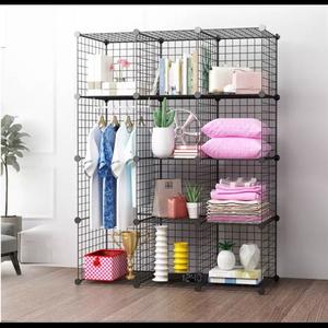 Jual Bedola Rak buku besi rak serbaguna susun lemari baju 10 kotak+1 ...