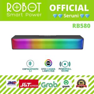 Jual (SERUNI) ROBOT RB580 SPEAKER BLUETOOTH SOUNDBAR POWERFUL STEREO ...