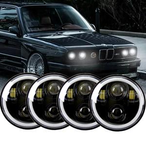 Jual For Classic Bmw E30 E32 E34 Accessories Headlight Led Angel Eyes ...