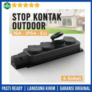 Promo Terminal Stop Kontak Anti Air Outdoor Dengan Cover Penutup ...