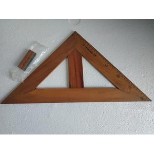 Jual \NEW/ Penggaris Segitiga Siku-Siku dan Penggaris Sama Sisi bahan ...