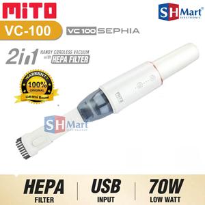 Jual Vacuum Cleaner Mito Vc-100 / Vc100 Sephia 2 In 1 Cordless Hepa ...