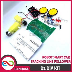 Jual D2-1 DIY KIT SMART CAR TRACKING LINE FOLLOWER LM393 DUAL MOTOR ...