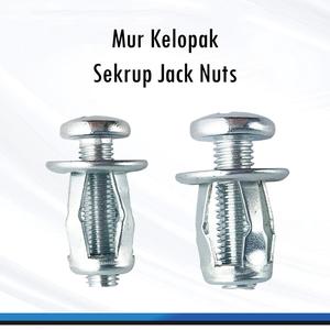 Jual Skrup Rivet Metal Fisher M4/M5/M6 Jack Nuts Kelopak Mur Baut Drat ...