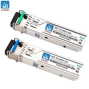 Jual HSGQ SFP-1G-20LR SFP Module Transceivers 1.25G Bidi LC 20km FO ...