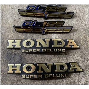 Jual Emblem tangki gl 100 gl 125 deluxe detail original set emblem ...