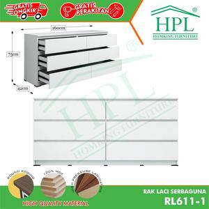 Jual Meja Rak 6 Laci Susun Hpl Putih - Kota Bandung - sdsnc@1 | Tokopedia