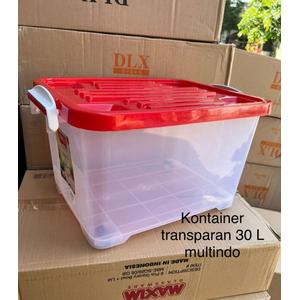 Jual Container Box Plastik / Kontainer Transparan 30 Liter Multindo ...