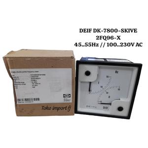 Jual DEIF 2FQ96-X Double Frequency/Frekuensi Meter DK-7800 Skive 45 ...