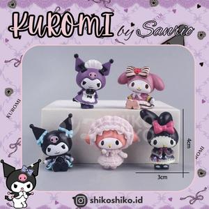 Jual FGCkrm Figur Mini Figure Chibi Kuromi My Melody Sanrio Maid Lolita ...