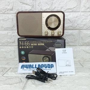 Jual New speaker bluetooth radio jadul motif kayu speaker FM super bass ...