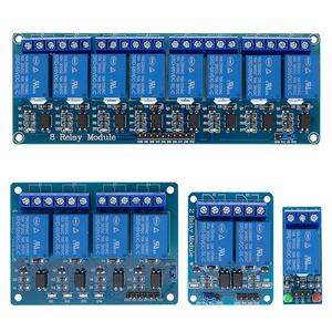 Jual Modul relay 1 2 4 8 channel 5V Dengan optocoupler Modul relay ...