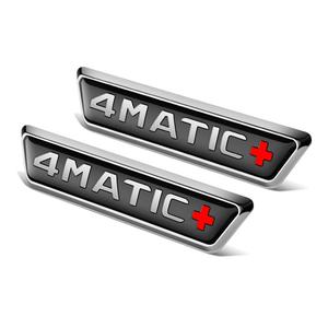 Jual 2pcs 4MATIC+ Fender Sticker For AMG Mercedes Benz A B C E S Class ...