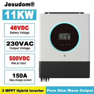 Jual Solar Hybrid Inverter with 2 MPPT Input Max.11KW 48V 150A Built in ...