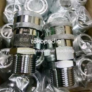 Jual quick coupler hydraulic sith SM600 stainless stel 3/4" - Jakarta ...