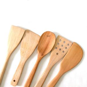 Jual Spatula / Sutil / Centong masak kayu mahoni props foto SAF ...