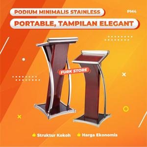 Jual PODIUM MINIMALIS PM4 STAINLESS, MIMBAR MASJID MINIMALIS MODERN HPL ...