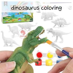 Jual shukaku Dinosaurus Coloring | Starter Painting Kit Melukis Patung ...