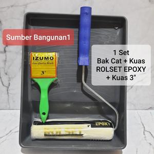 Jual Bak cat tembok kuas roll Rolset Epoxy peralatan tatakan alas ...