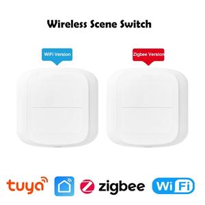 Jual Tuya WiFi ZigBee Smart Scene Wireless Switch Push Button ...