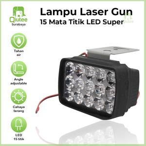 Jual Lampu Laser Gun Super Terang 15 Mata Titik LED - 15 titik ...