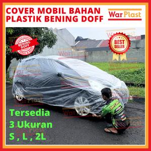 Jual Sarung cover mobil bening plastik dengan tali karet pengikat - 2L ...