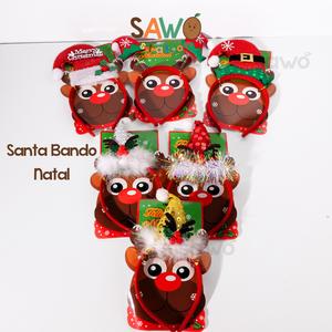 Jual Santa Claus Bando Natal Sinterklas Kostum Costume Acara Xmas Head ...